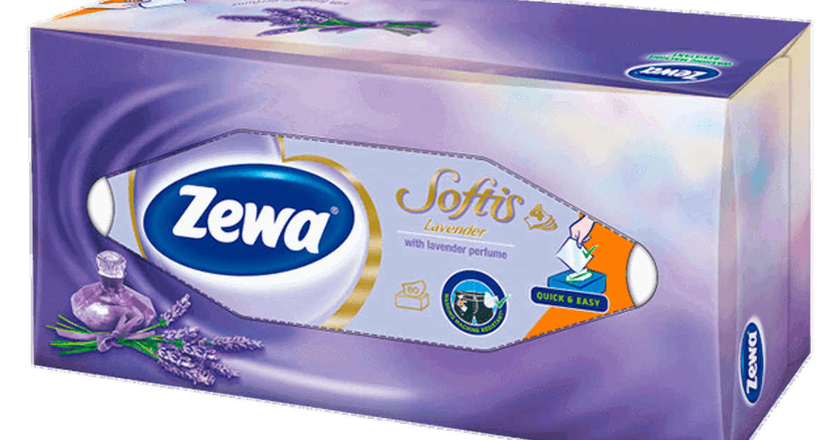 Zewa Softis Lavender με άρωμα - Zewa