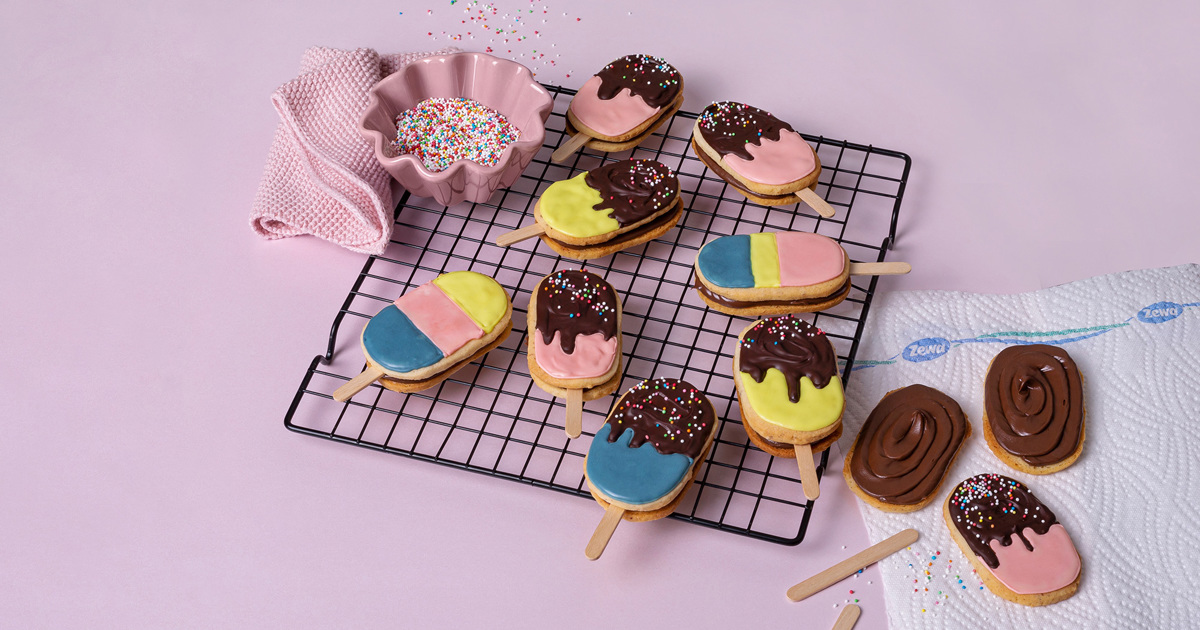Cookie-Popsicles: Kekse mal anders - Zewa