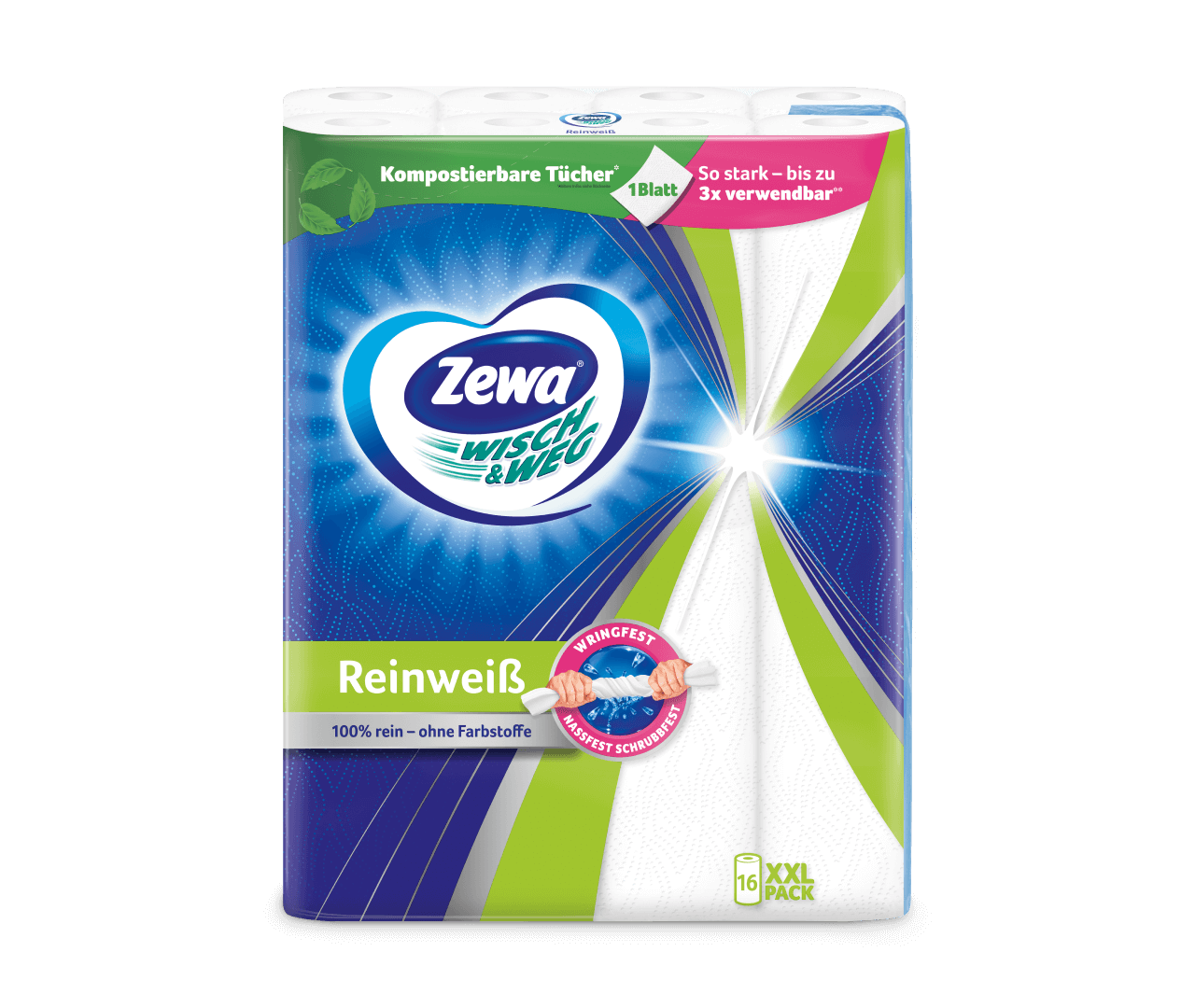 Die neue, kompostierbare Zewa Wisch&Weg Küchenrolle - Zewa