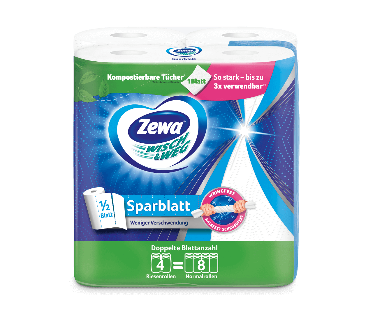 Die neue, kompostierbare Zewa Wisch&Weg Küchenrolle - Zewa